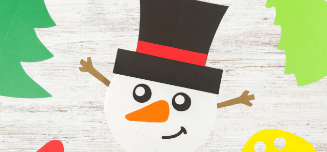 Printable Snowman Craft For Kids - This Tiny Blue House
