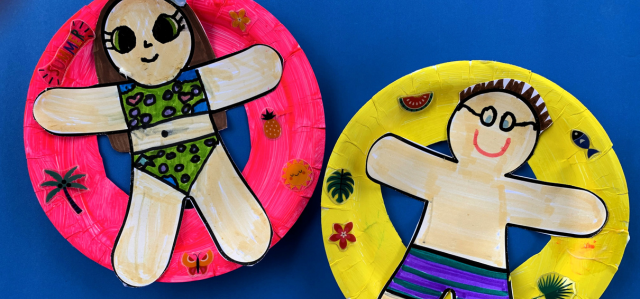 Summer Pool Float Craft - This Tiny Blue House