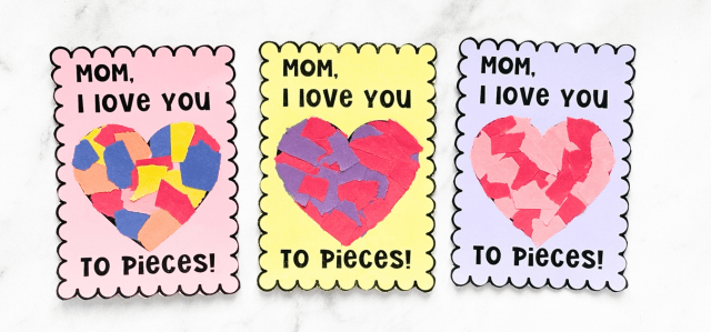 Mother's Day Love You To Pieces Card - This Tiny Blue House