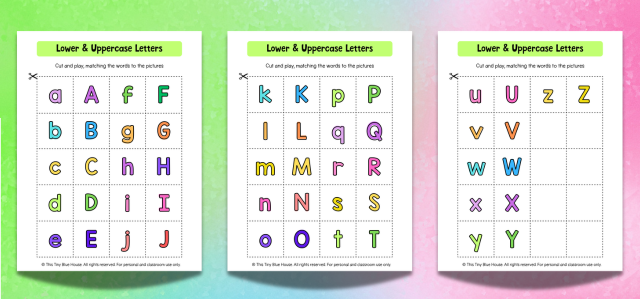 Alphabet Memory Game (Free Printable Letter Matching Game) - This Tiny ...