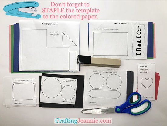 Train Craft (Free Template) - Crafting Jeannie