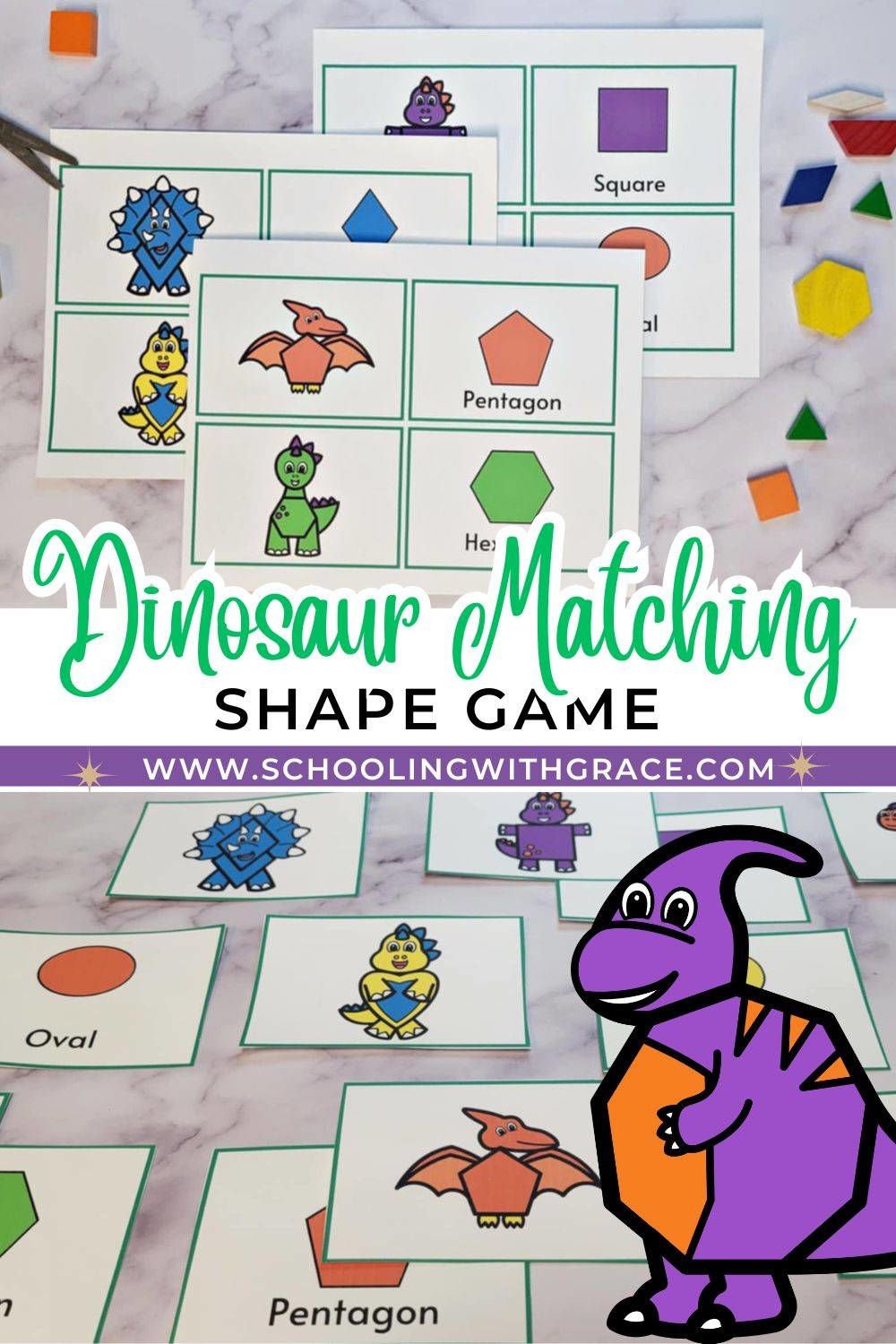 Dinosaur Shape Matching Game