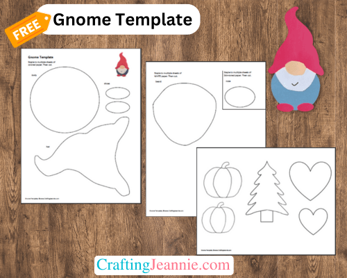 Gnome Craft (Free Template) - Crafting Jeannie