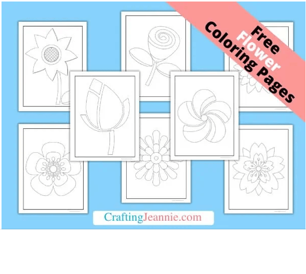 51+ Flower Coloring Pages (Free PDF)