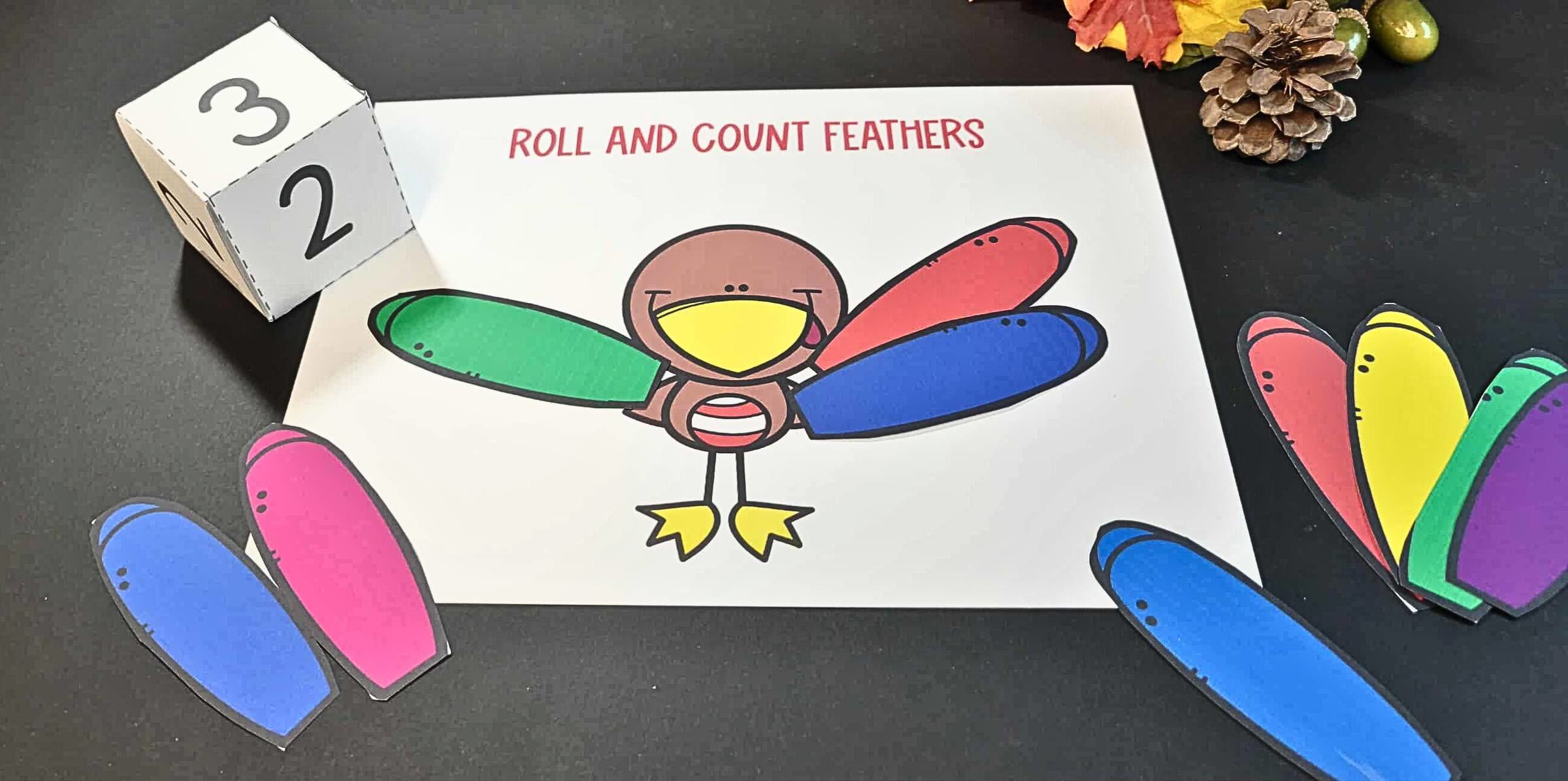 Preschool Thanksgiving Math Game
