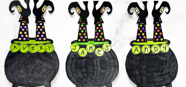 Cauldron Name Craft - This Tiny Blue House