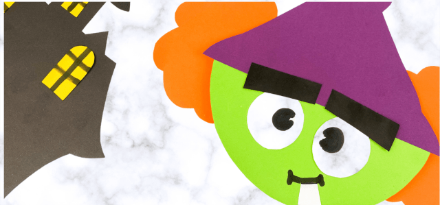 Easy Witch Craft for Halloween - This Tiny Blue House