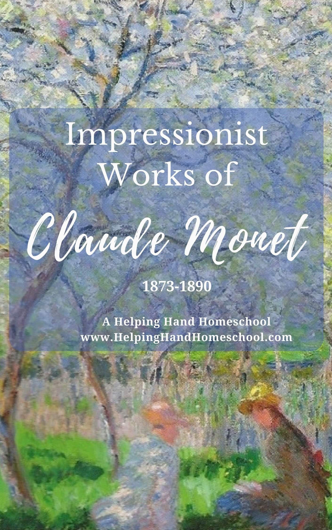 Artist Study and Free Activities: Claude Monet (+ Free Art Study Cards ...