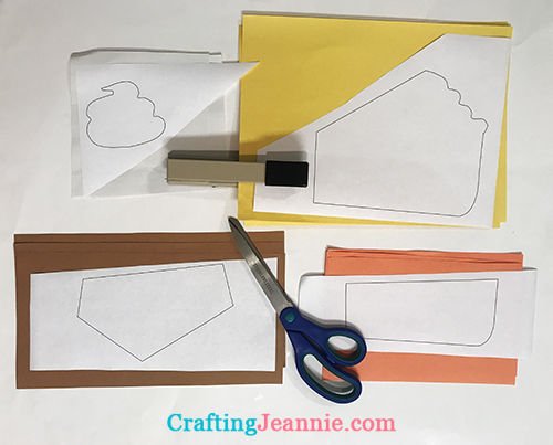 Pumpkin Pie Craft (Free Template) - Crafting Jeannie