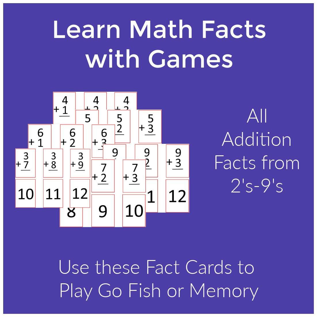 How to Get kids to memorize Math facts