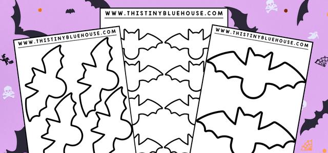 Free Printable Bat Template - This Tiny Blue House