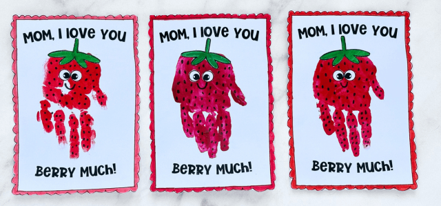 Love You Berry Much Card For Mother's Day - This Tiny Blue House