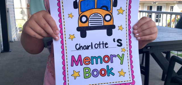 End of Year memory Book For Kids - This Tiny Blue House