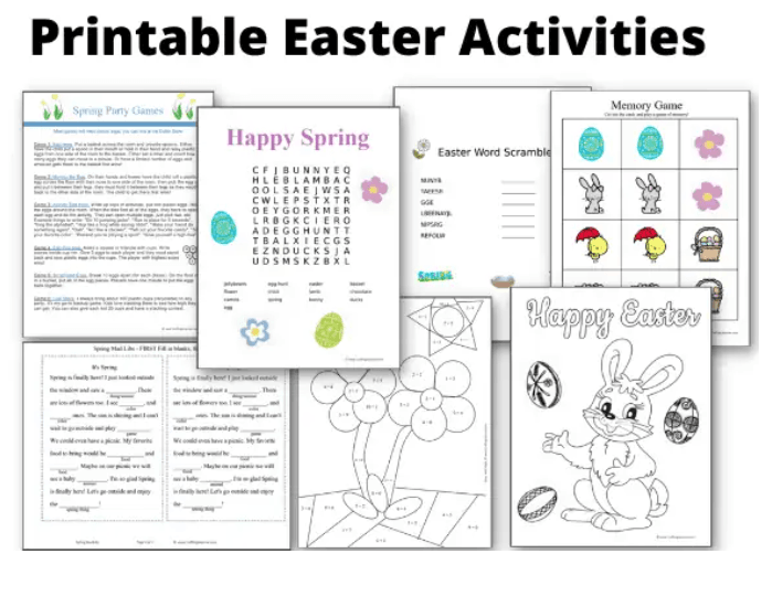 Easter Activity Pack for Kids - Crafting Jeannie