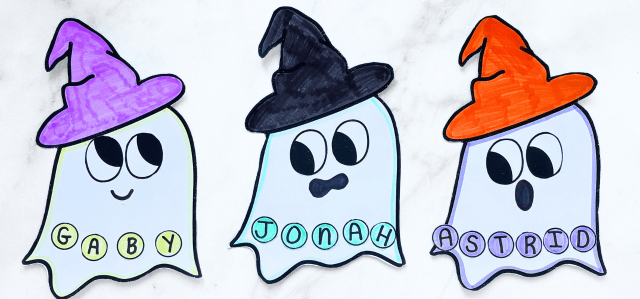 Ghost Name Craft - This Tiny Blue House