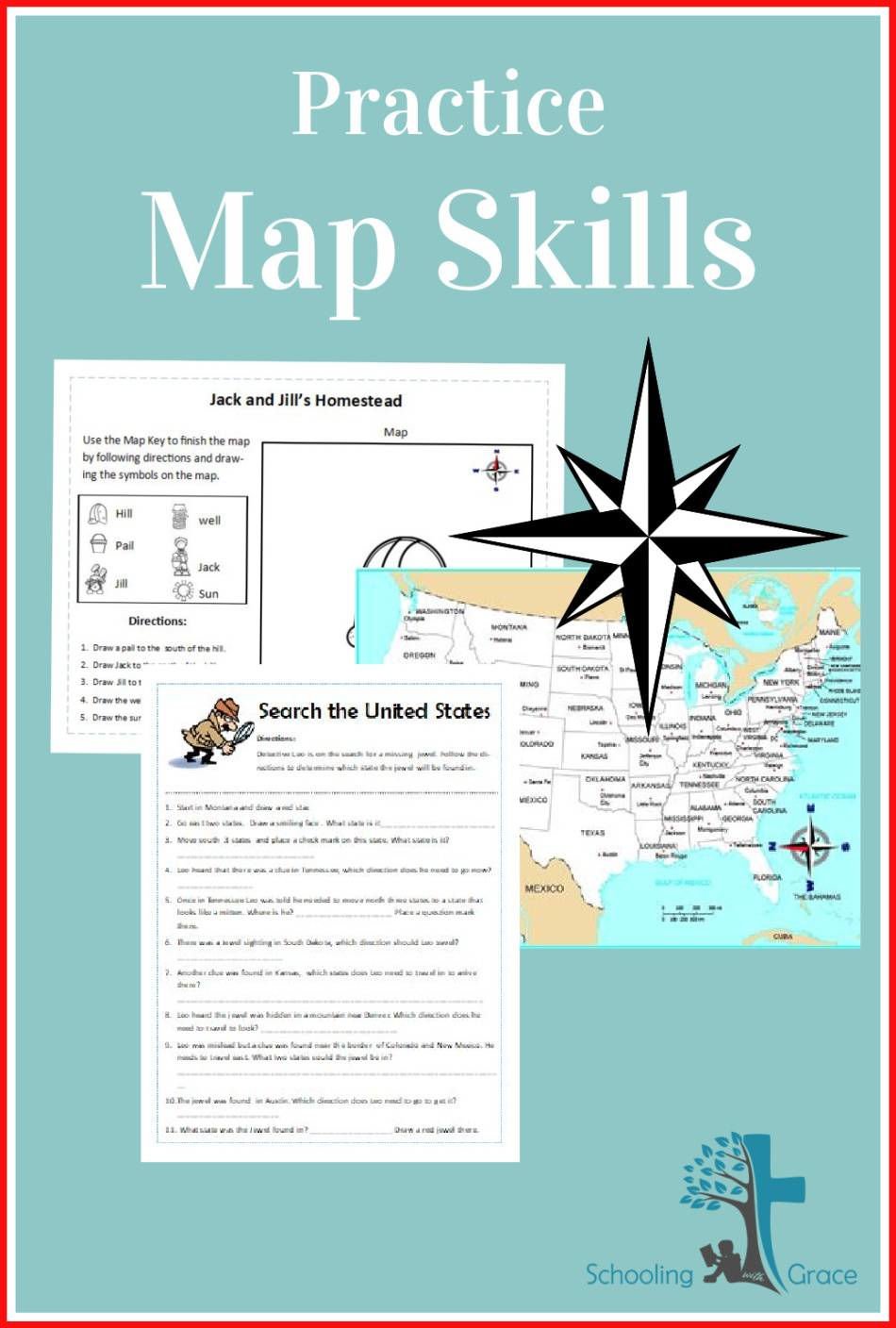 Teaching essential map Skills to Elementary students
